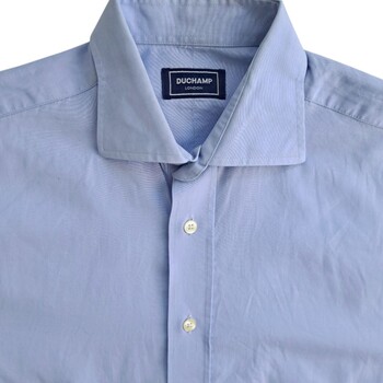 DUCHAMP LONDON Shirt Mens 15 S Light Blue - Brandinity